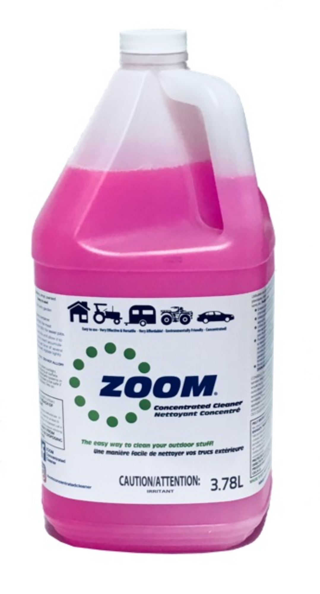 1 Gallon (3.78 liter) Jug of Zoom Cleaner – Road 6 Customs